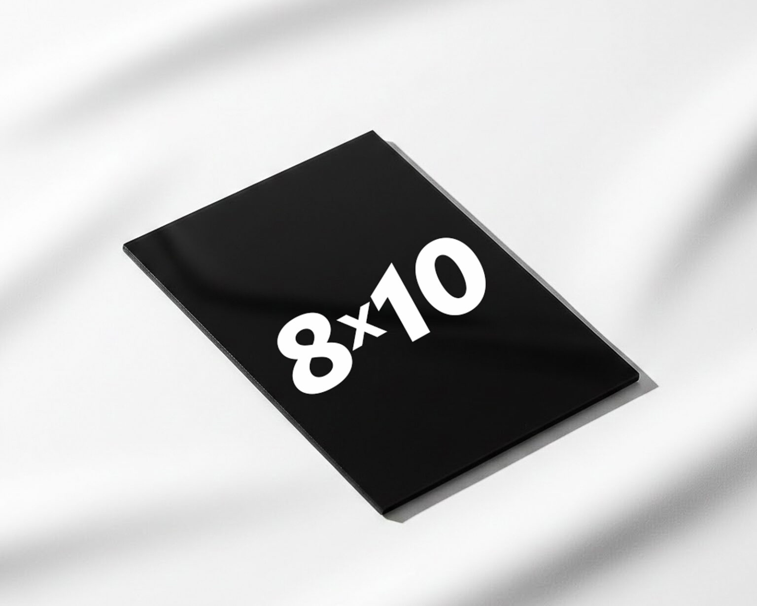 Zebra Black Glass 8x10″ Plates | Wet & Dry Plate Ambrotypes